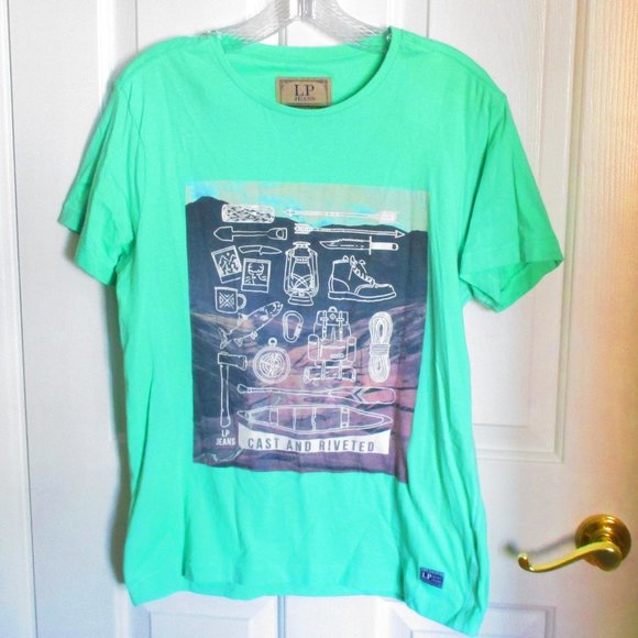 LP Jeans | Shirts | Lp Jeans Louis Philippe Tee W Outdoorsy Print ...